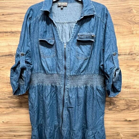 J.Gee | Dresses | J Gee 3xdenim Dress | Poshmark